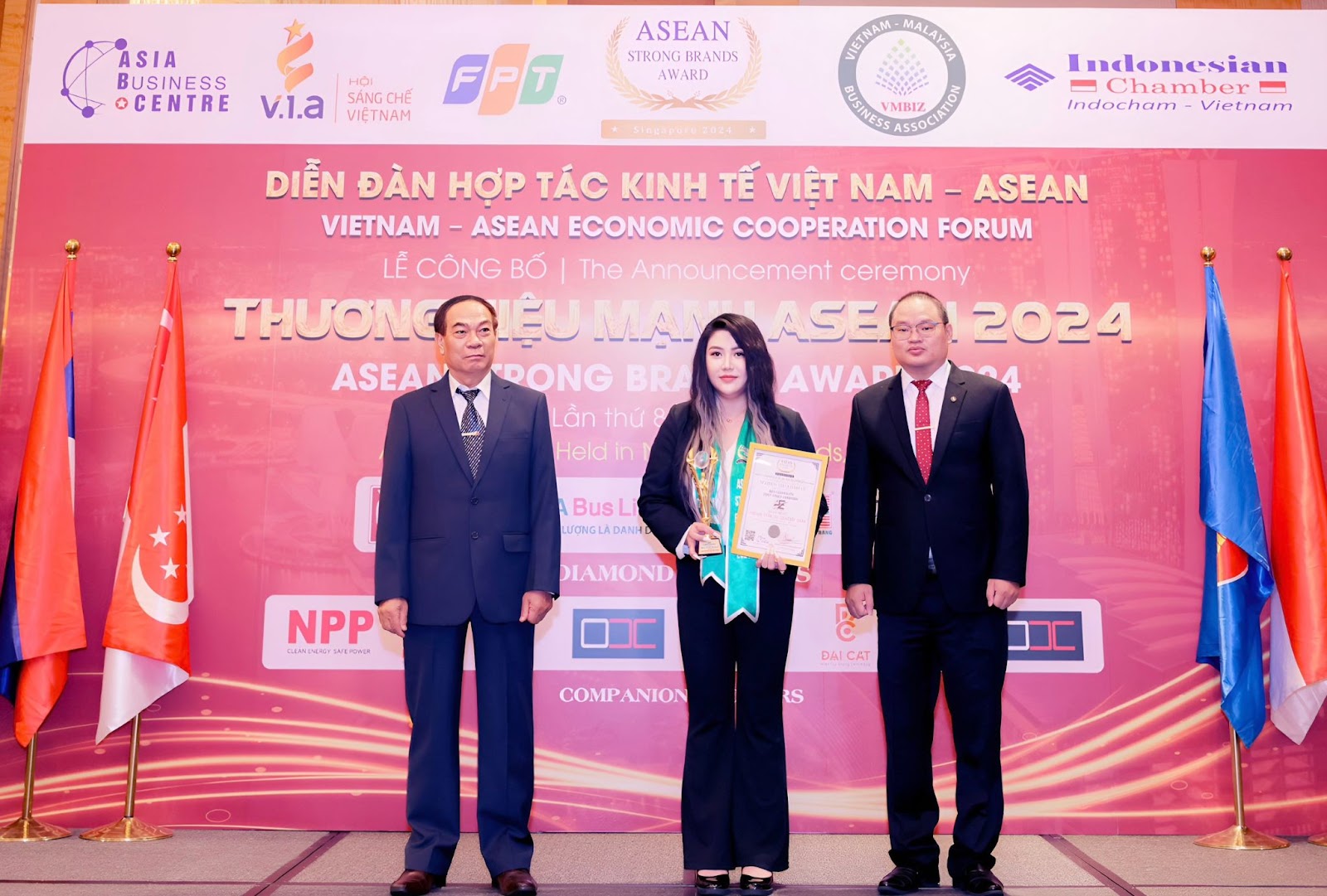 BES GROUP được vinh danh tại giải thưởng Thương Hiệu Mạnh ASEAN 2024